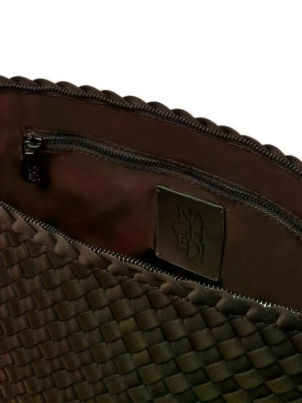 NAGHEDI Portofino Large Cosmetic Clutch Bag - Brown