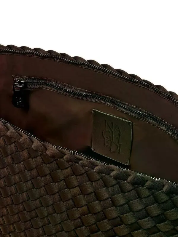 NAGHEDI Portofino Large Cosmetic Clutch Bag - Brown