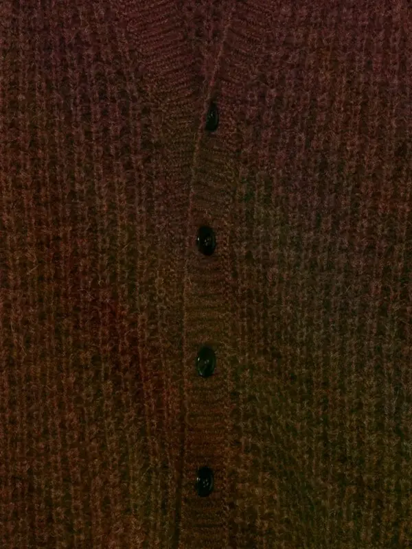 ROBERTO COLLINA Chunky-knit V-neck Cardigan