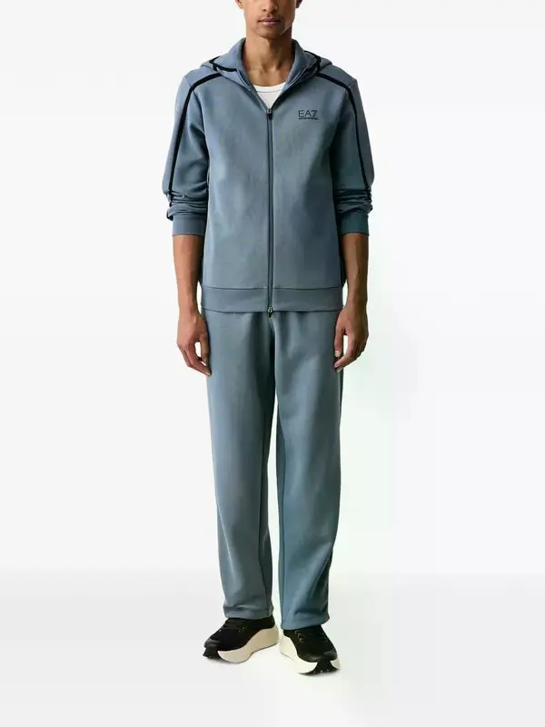 EA7 Logo-print Zip-up Tracksuit