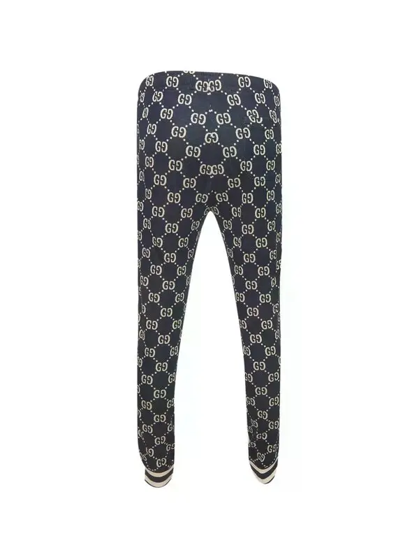 Gucci Monogram Jacquard Knit Track Pants