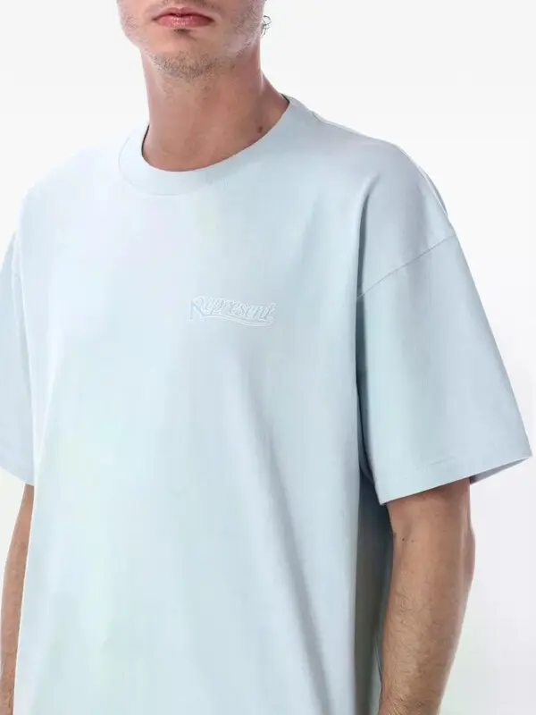 REPRESENT Logo-print Cotton T-shirt