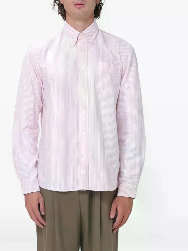 SEBAGO Stripe-print Button-down Shirt