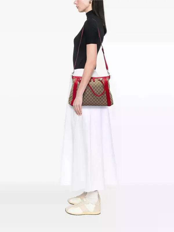 Gucci 2016-2026 Gg Canvas Bella Convertible Tote Satchel
