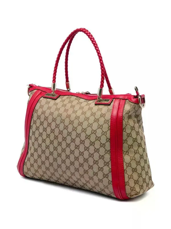 Gucci 2016-2026 Gg Canvas Bella Convertible Tote Satchel