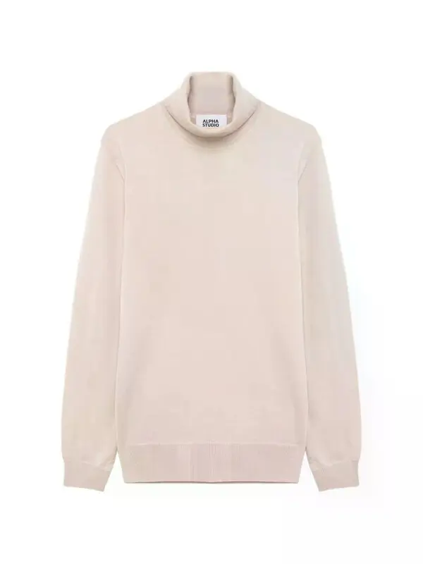 Alpha Studio Roll-neck Wool Sweater