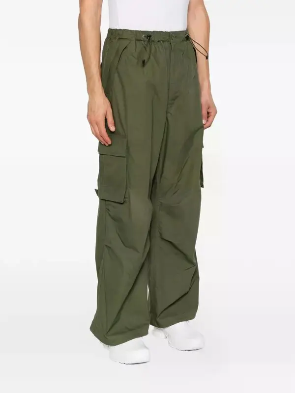 Comme Des Garçons Ripstop-texture Drawstring Cargo Pants