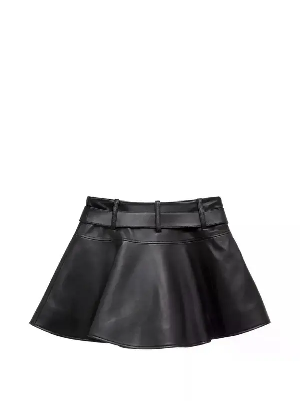 Loewe Belted Flared Mini Skirt