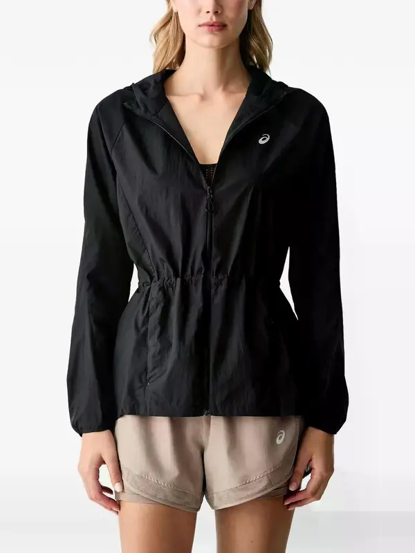Asics Drawstring-waist Hooded Jacket