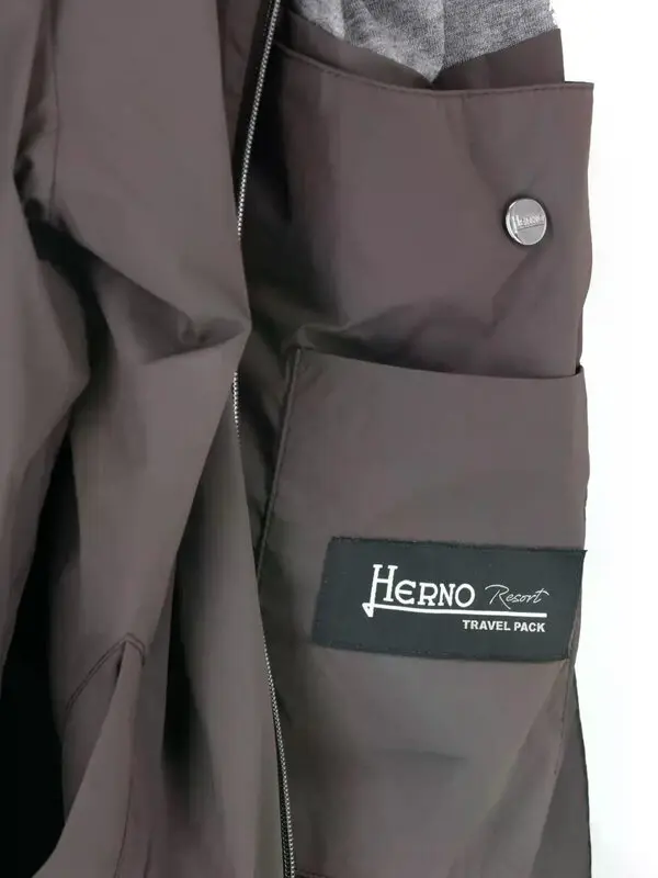Herno Drawstring Hooded Jacket
