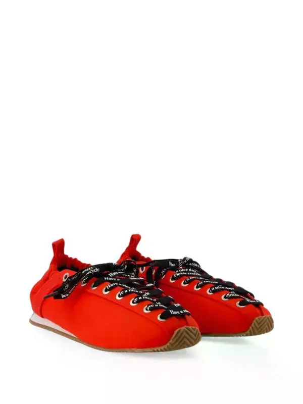 GANNI Sporty Lace-up Sneakerinas