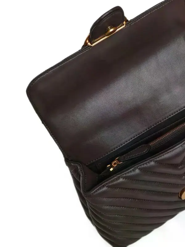 Pinko Mini Love Lady Puff Chevron-quilted Tote Bag