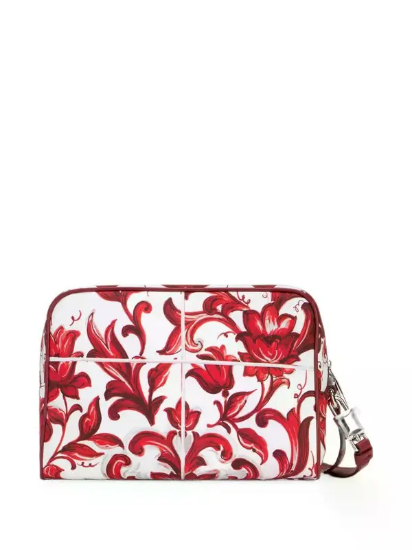 Dolce & Gabbana Majolica-print Essenza Poplin Handbag