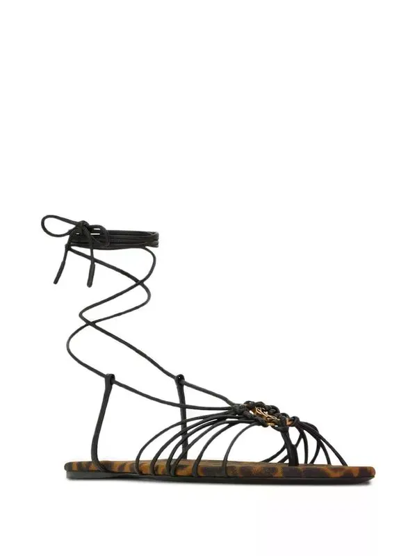 Saint Laurent Babylone Smooth-leather Sandals