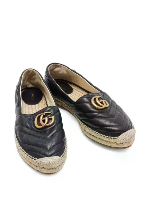Gucci Gg Marmont Espadrille Flats