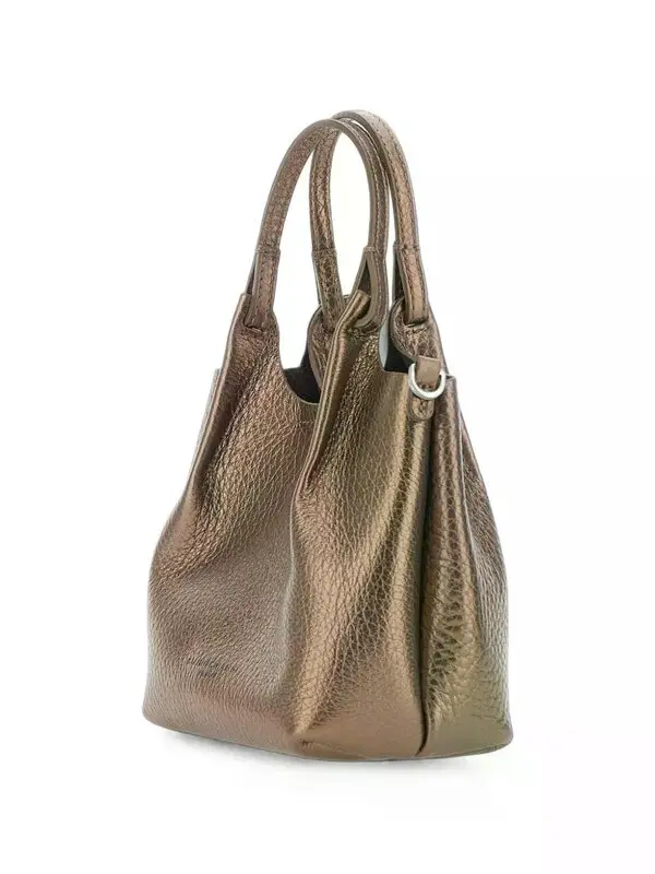 GIANNI CHIARINI Dua Metallic Leather Tote Bag
