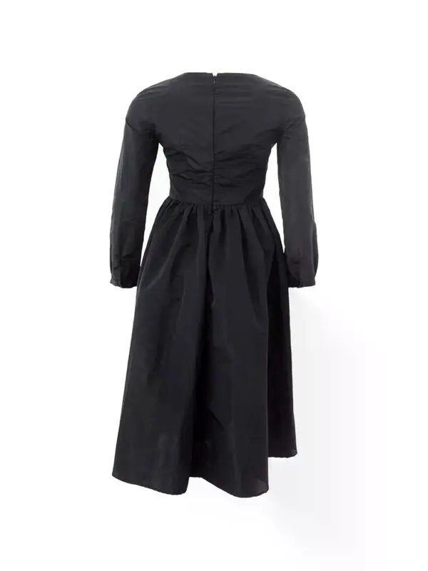 LARDINI V-neck A-line Midi Dress