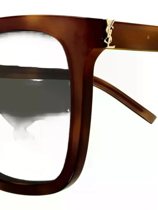 Saint Laurent Tortoiseshell-effect Square-frame Sunglasses