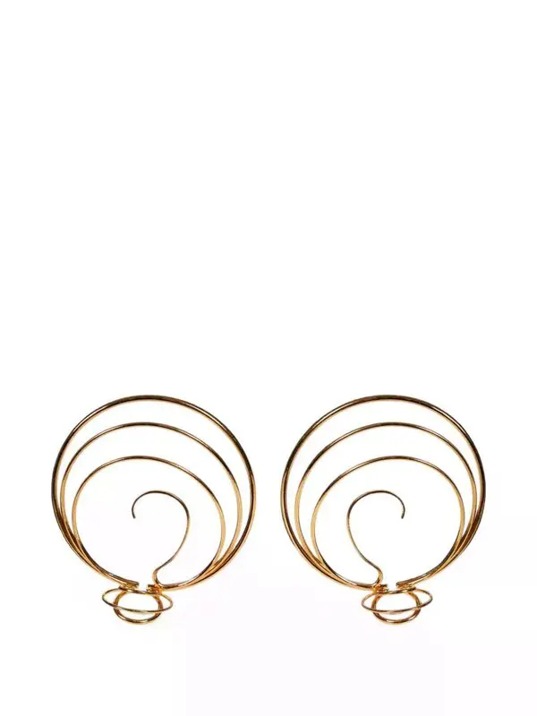 PANCONESI Orbit Spiral Hoop Earrings - Gold