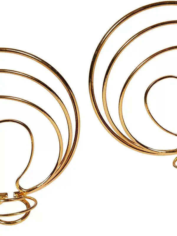 PANCONESI Orbit Spiral Hoop Earrings