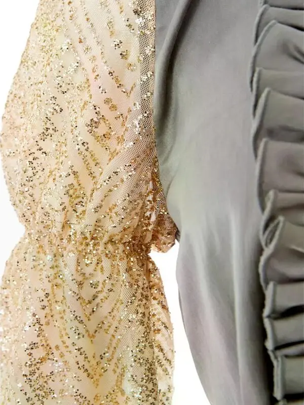 LARDINI Ruffled Blouse
