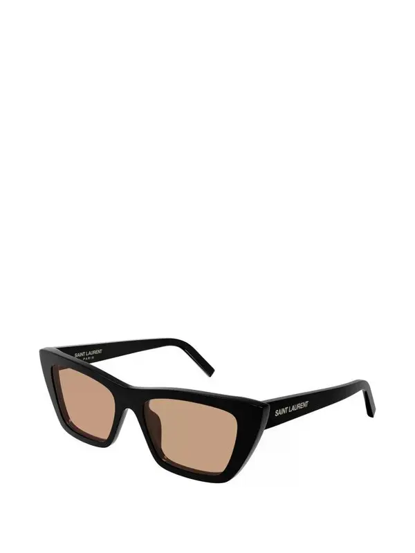 Saint Laurent Mica Plump Sunglasses - Black