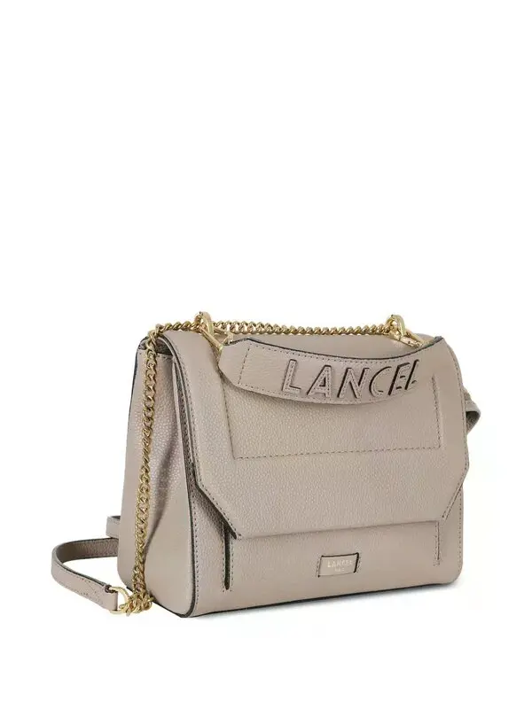 LANCEL Medium Ninon Logo-plaque Pebbled Cross Body Bag
