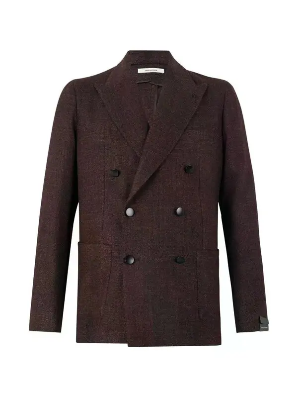 Tagliatore Double-breasted Peak-lapel Blazer