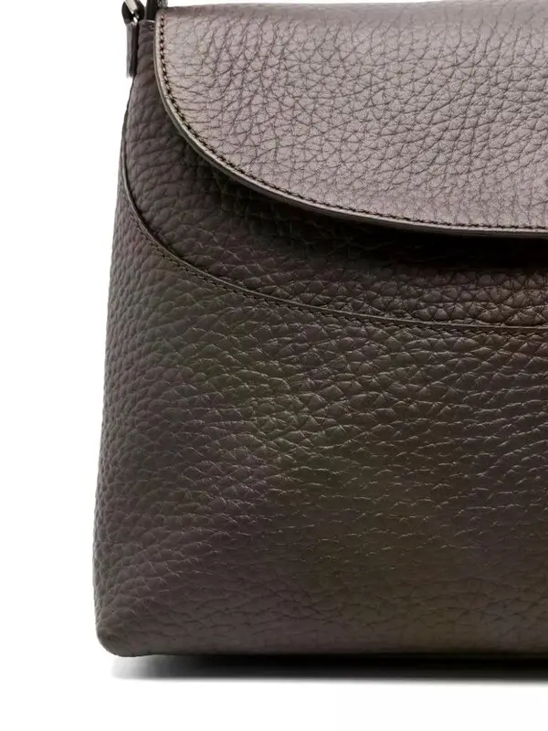 Orciani Midi Nana Soft-grained Leather Shoulder Bag