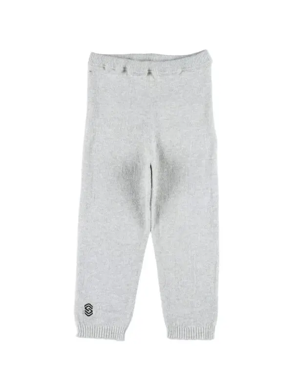 SILVERSKIN Stay Warm Logo-embroidered Leggings - Grey