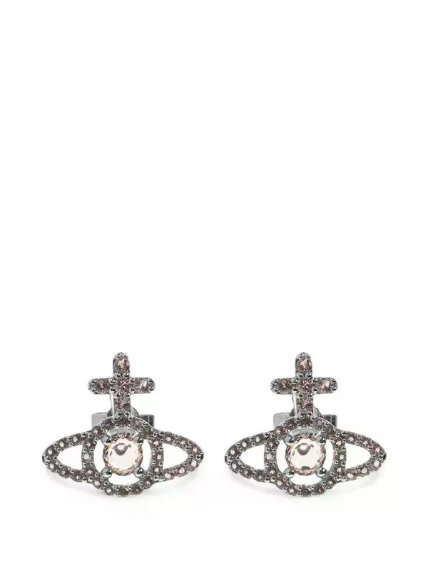 VIVIENNE WESTWOOD Olympia Orb Earrings - Silver