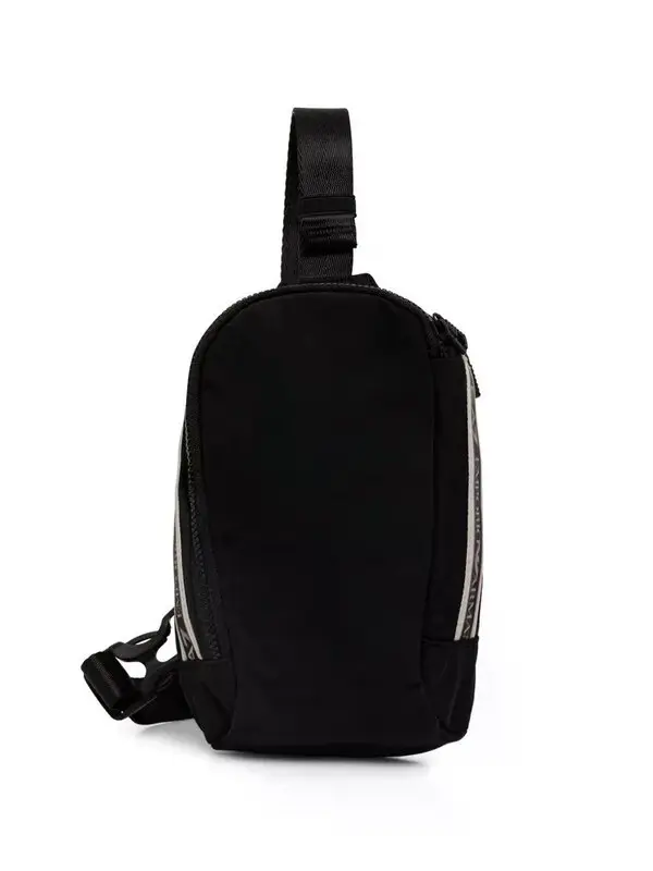 EA7 Logo-tape Sling Bag - Black