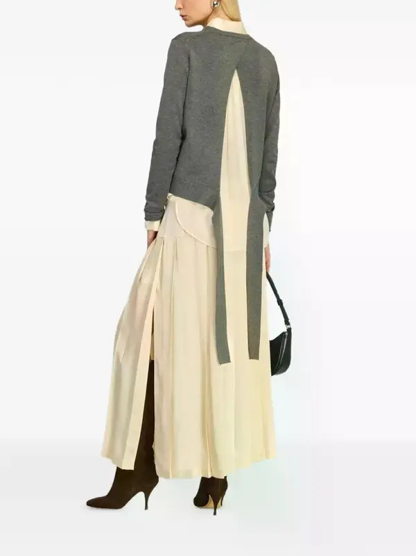 SEMICOUTURE Cut-out Open-back Sweater