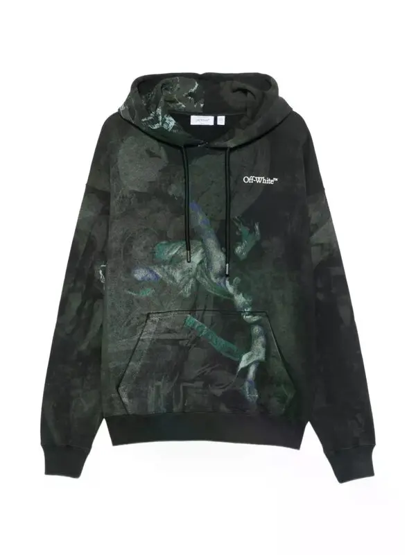 Off-White Graphic-print Drawstring Hoodie