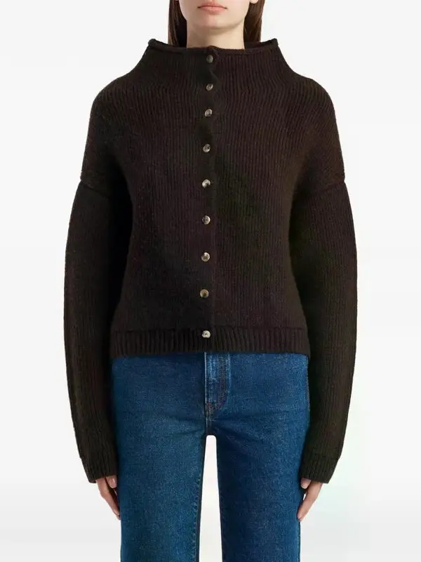 Khaite Marjorie Cardigan - Brown