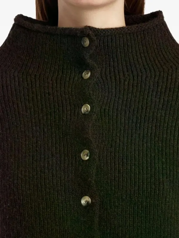 Khaite Marjorie Cardigan - Brown