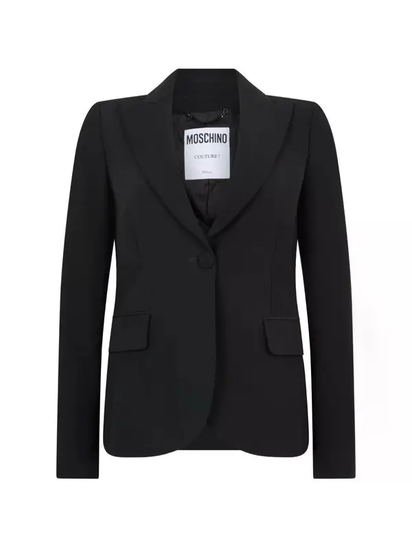Moschino Single-breasted Peak-lapel Blazer