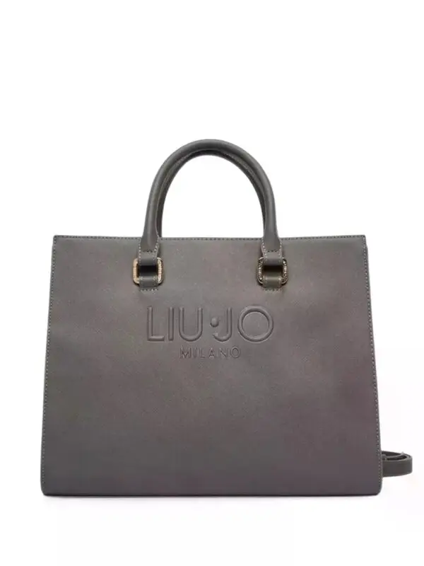 Liu Jo Logo-embossed Cross-hatch Tote Bag