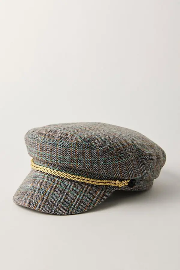Free People Heritage Plaid Cadet Hat