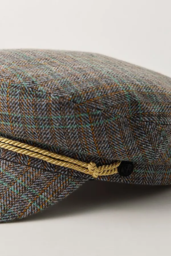 Free People Heritage Plaid Cadet Hat