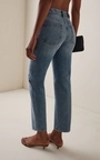 DL 1961 Premium Denim X Olympia Slim Straight Mid Rise Jeans