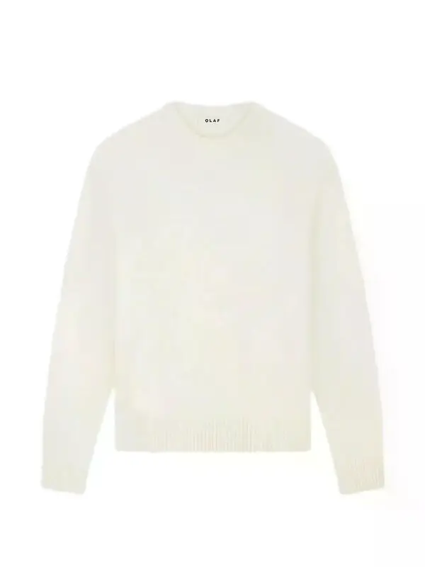 OLAF Logo-print Crew-neck Sweater