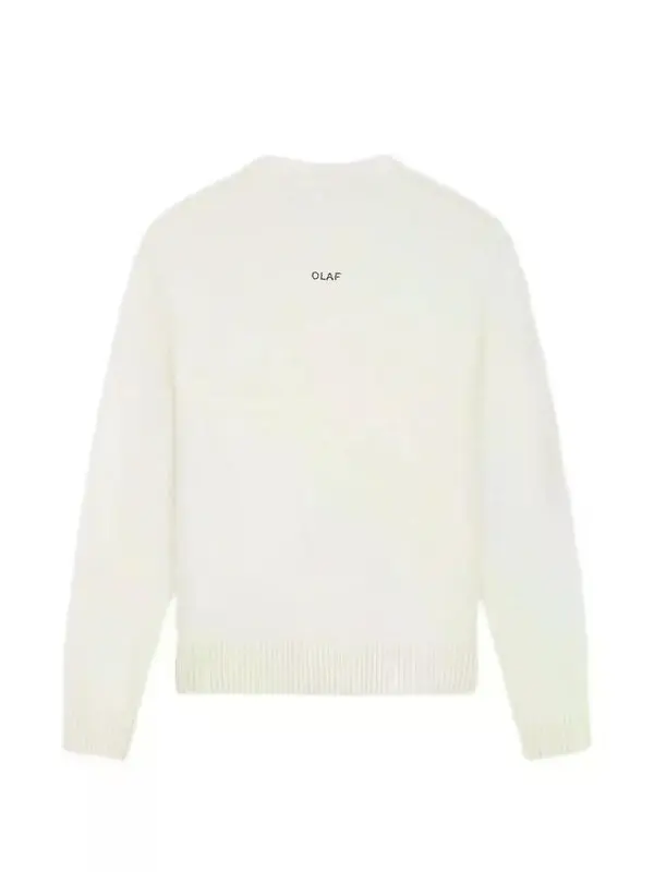 OLAF Logo-print Crew-neck Sweater