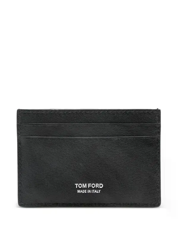 TOM FORD T-line Logo-print Cardholder - Black