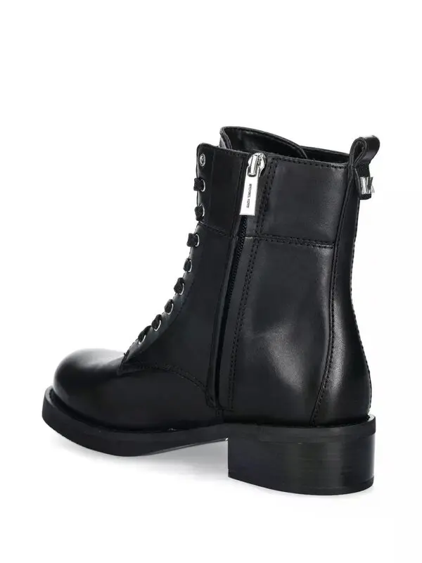 Michael Kors Lyle Leather Combat Boots