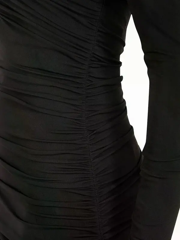 Elisabetta Franchi Ruched Maxi Dress