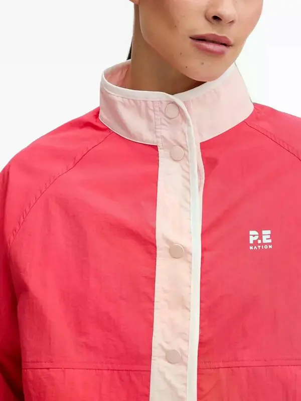 P.E Nation Colour-block Logo-print Jacket