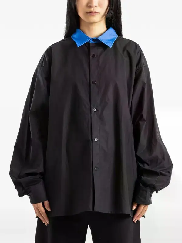LII Contrast-collar Shirt