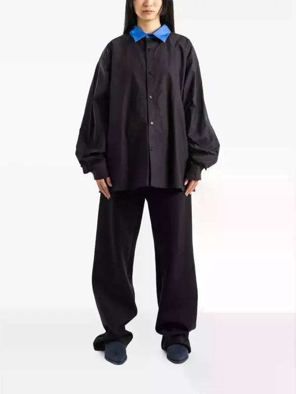 LII Contrast-collar Shirt