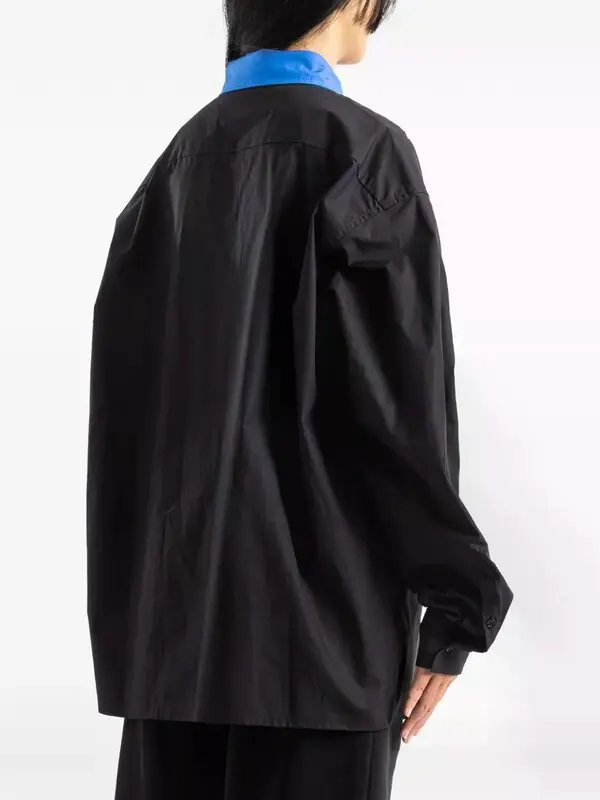 LII Contrast-collar Shirt